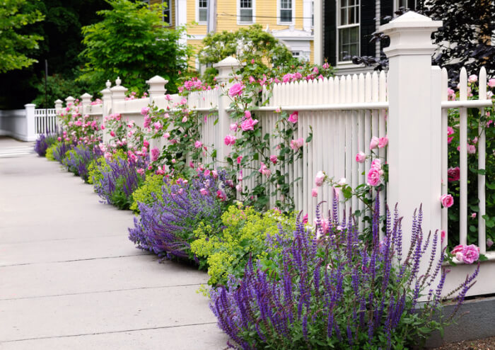 33 Beautiful Green Fence Line Landscaping Ideas – Make your best life